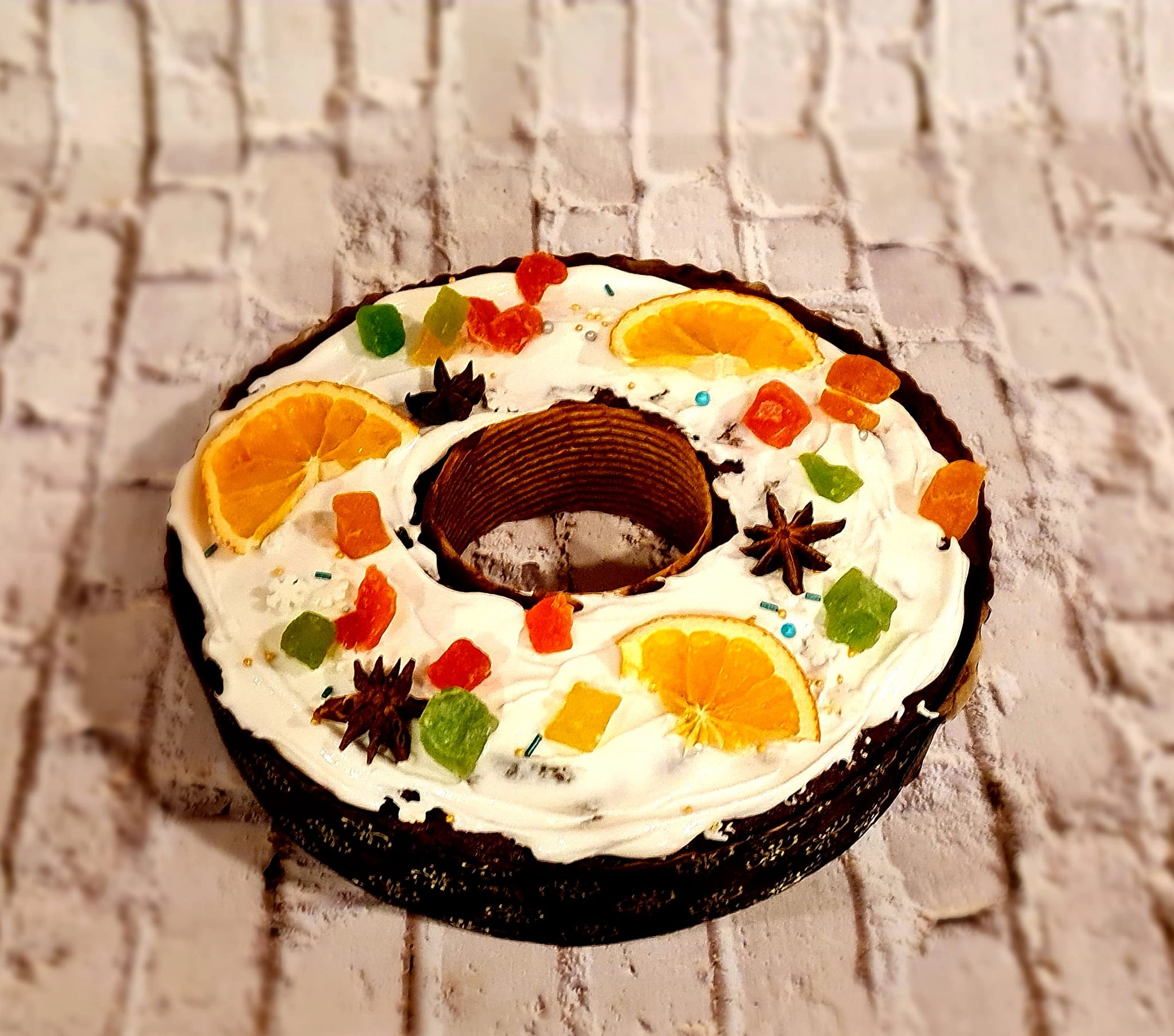 Kalėdinis brandintas pyragas, 800 g