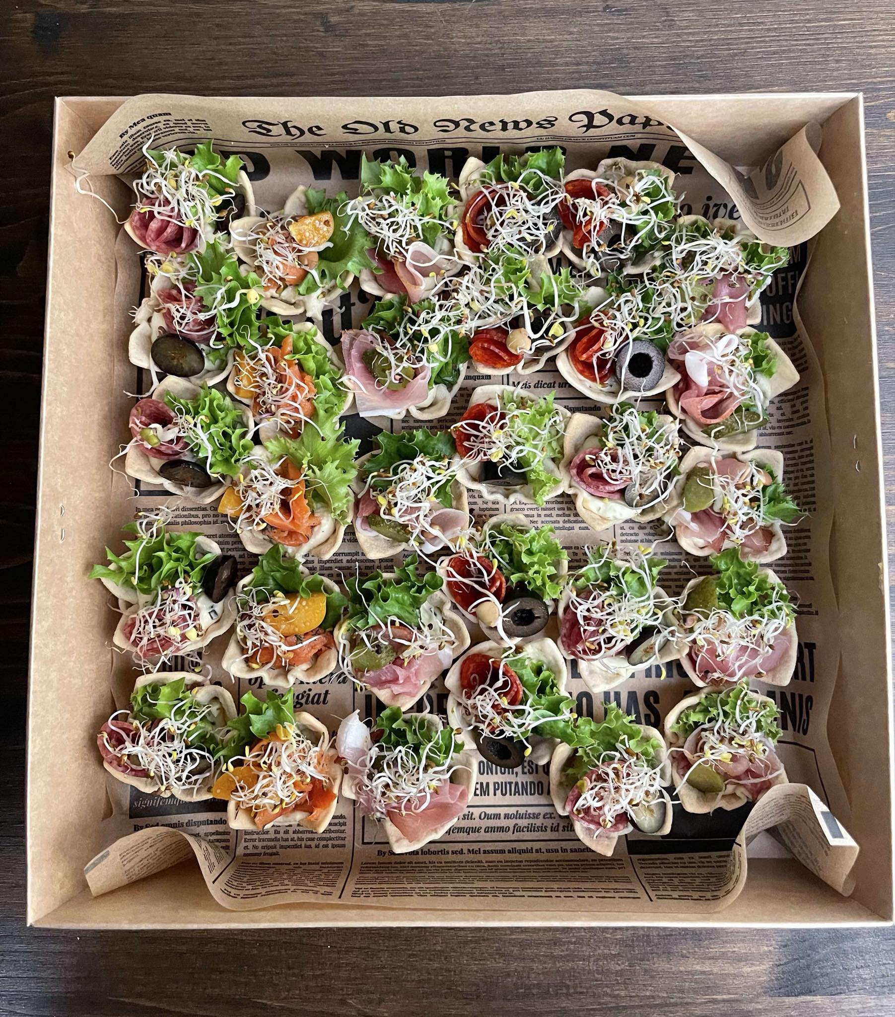 Vieno kąsnio užkandžių rinkinys, 36 vnt Nr.1